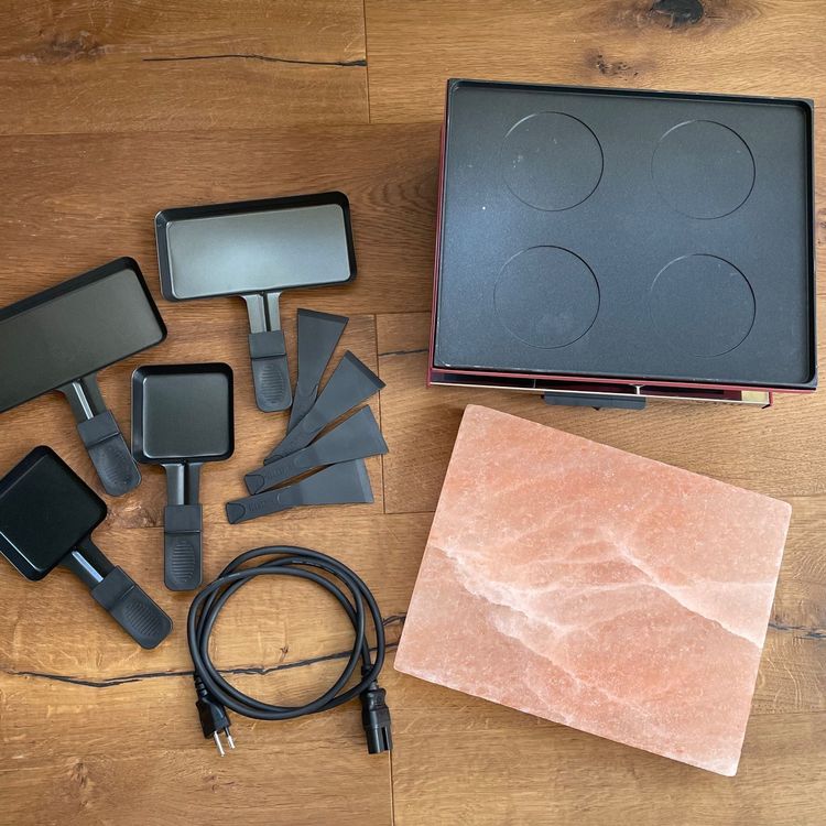 Nouvel Raclette-Grill Deluxe mit unbenutztem Salzstein (Gebraucht) in ...