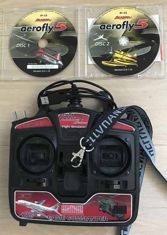 Aerofly Game Commander mit Ikarus Aerofly 5 Simulator-SW (Gebraucht) in ...