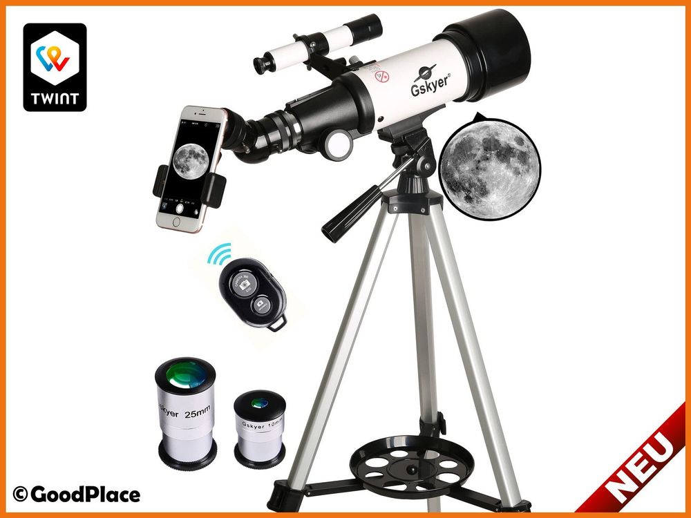 Astronomisches Teleskop 70mm für Anfänger und Kinder (Neu und ...