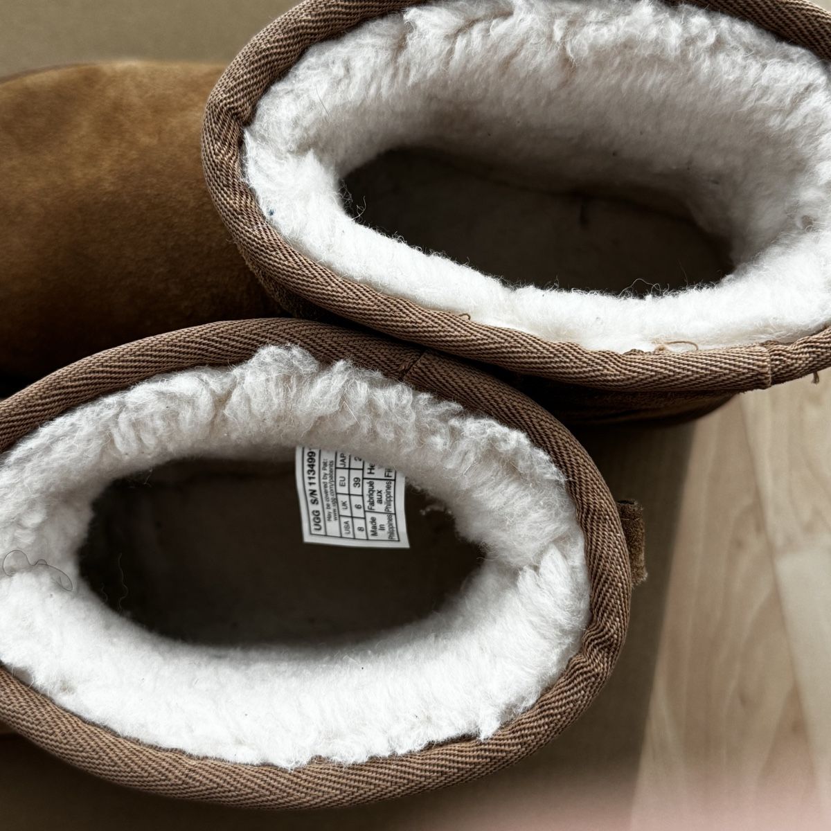 UGG CLASSIC MINI PLATFORM - Plateaustiefelette - chestnut (Neu (gemäss ...