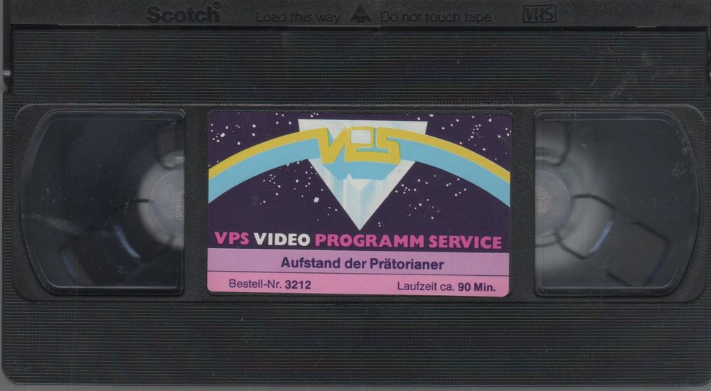 Aufstand der Prätorianer (I 1964) VPS Video VHS 3212 (Gebraucht) in Remetschwil für CHF 22 – mit ...