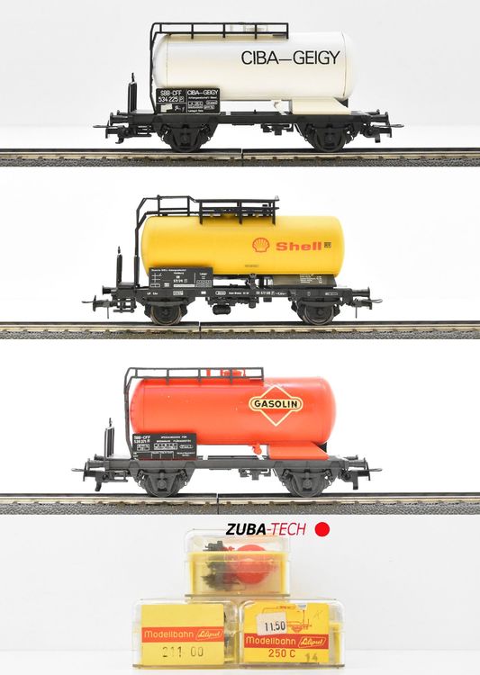 Liliput 3x Kesselwagen SBB/DB H0 GS mit OVP (Gebraucht) in St. Gallen für CHF 26 – mit Lieferung ...