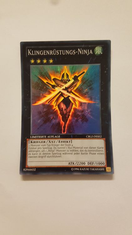Klingenrüstungs-Ninja CBLZ-DESE2 Super Rare Limitierte Aufla | Acheter sur Ricardo