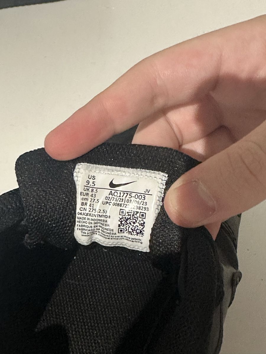 Nike Court Vision Low, Noires, Taille 43, Excellent état (D'occasion) à ...