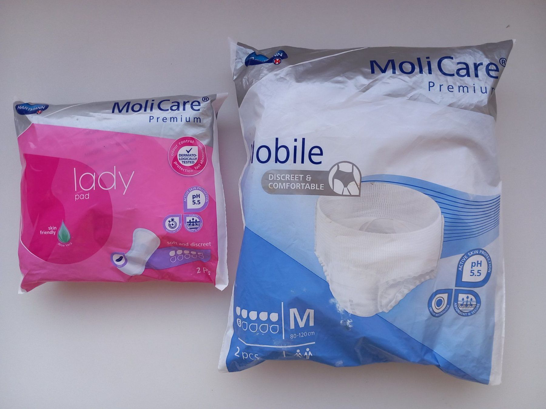 MoliCare Inkontinenz-Material: Mobile Windel M & Lady Pad (Neu und ...