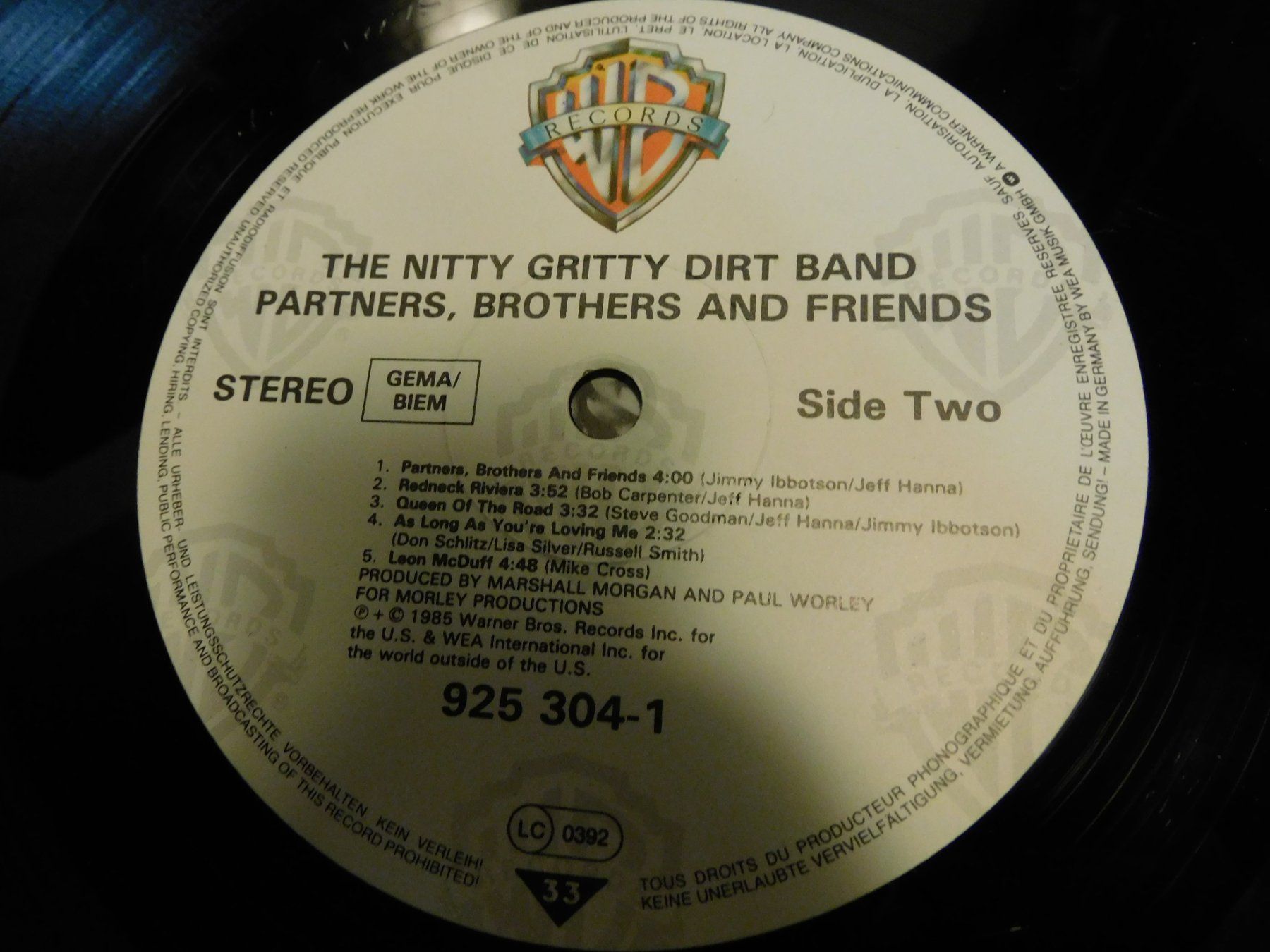 Lp Schallplatte - The Nitty Gritty Dirt Band - 1985 (Gebraucht) in ...