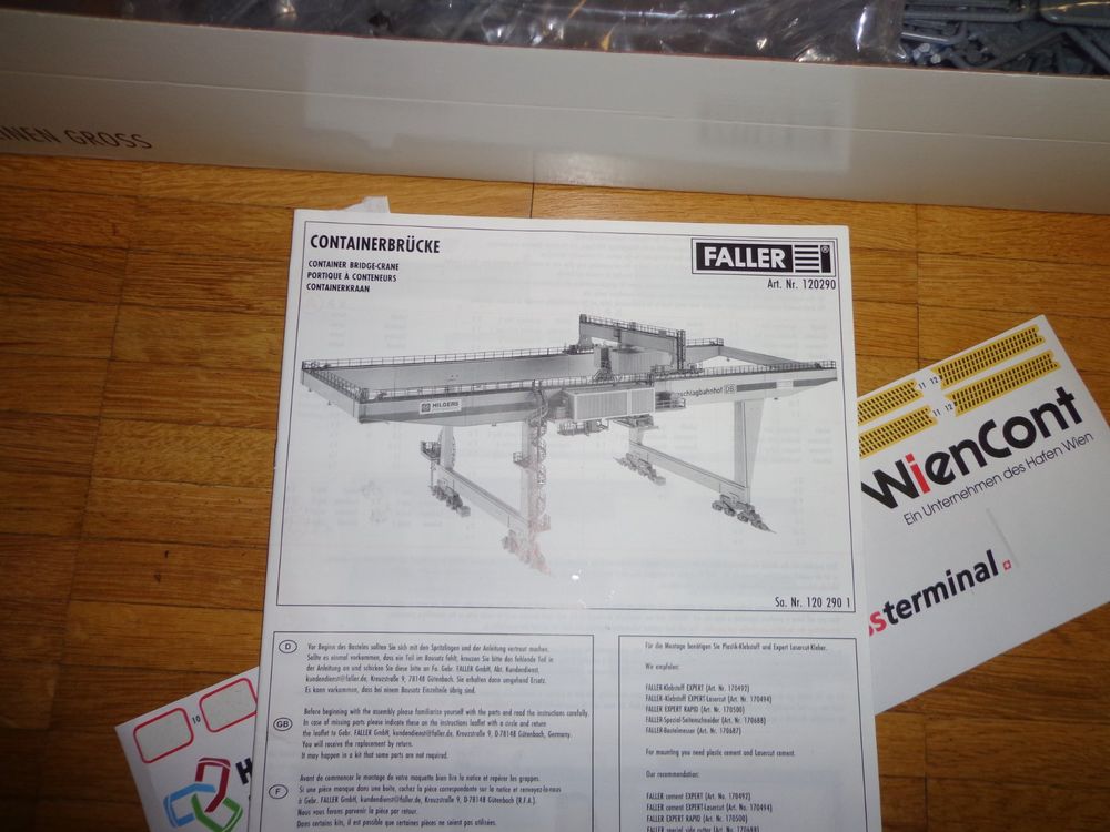 Faller HO Containerbrücke NR: 120290 (Gebraucht) in für CHF 99 – nur ...