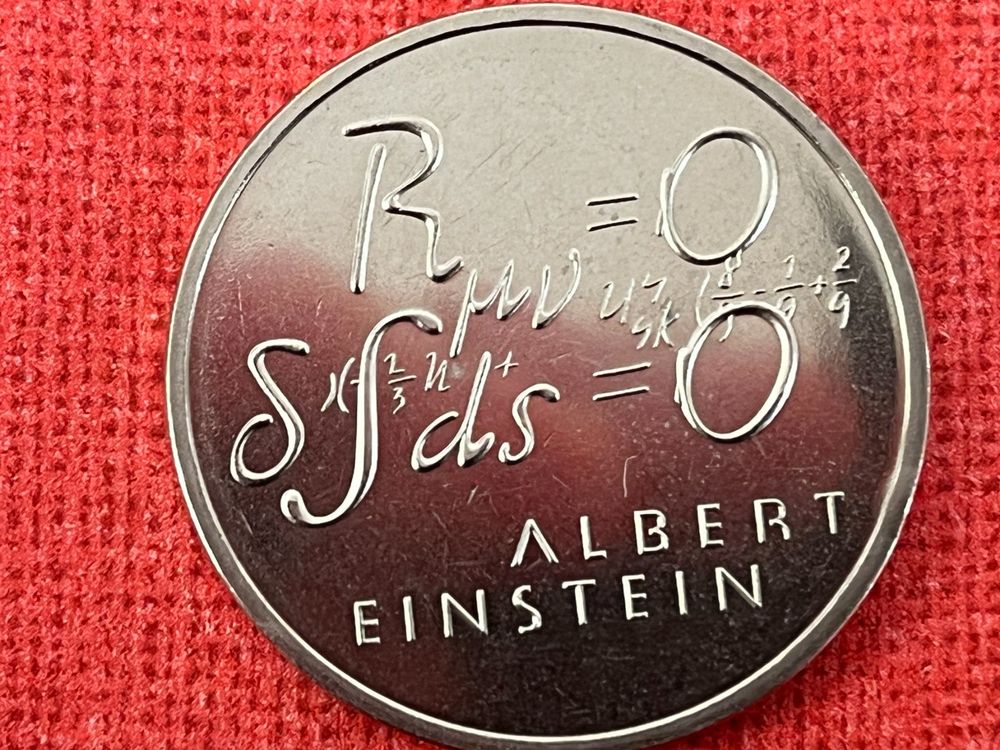 5 Franken Gedenkmünze 1979 A. Einstein Formel TOP | Kaufen auf Ricardo