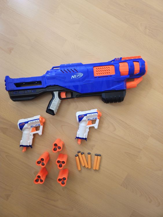 Nerf mit Munition, Trilogy Ds-15 / Triad ex-3 (Gebraucht) in Fischbach ...
