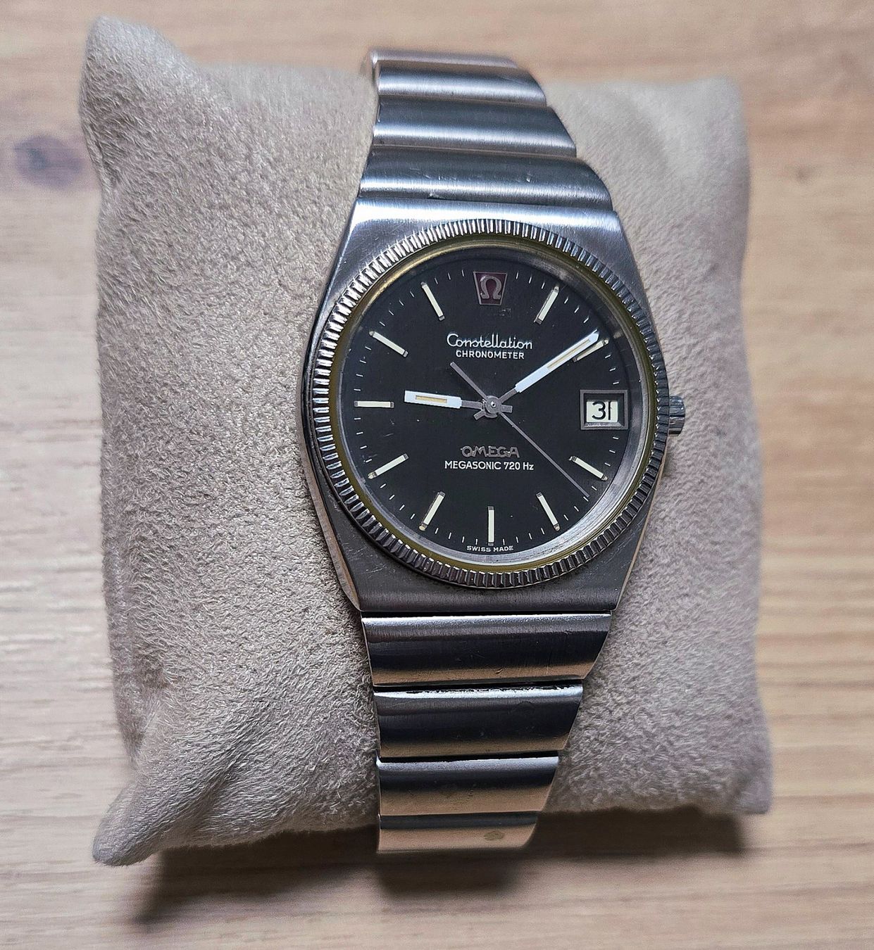 OMEGA CONSTELLATION CHRONOMETER MEGASONIC 720 Hz mega RAR (Defekt) in ...