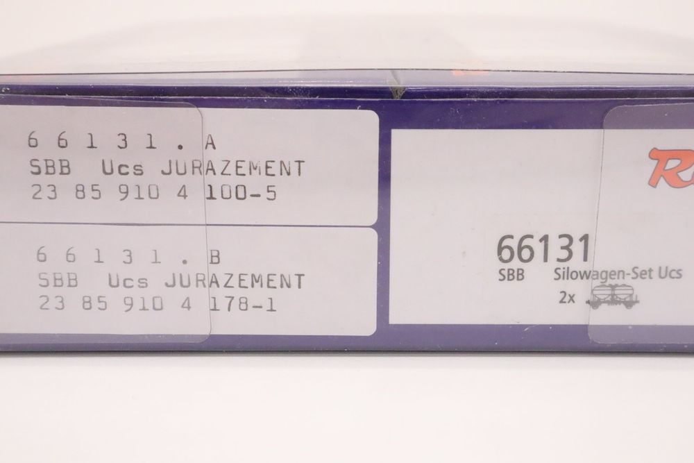Roco 66131 SBB Silowagen-Set "Jura Cement", DC H0 (Gebraucht) in Basel ...