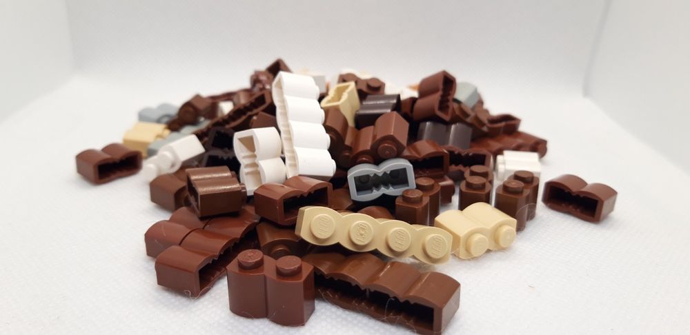 Lego 92 Stk. Palisade Brick 1x2 und 1x4 | Kaufen auf Ricardo