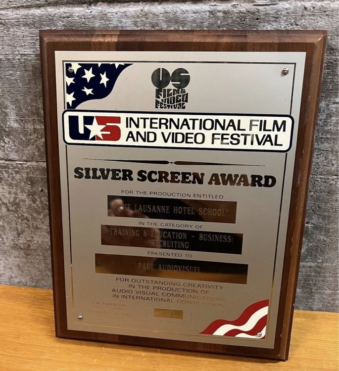 Silver Screen Award Film & Video Festival orginal deko fan | Kaufen auf ...