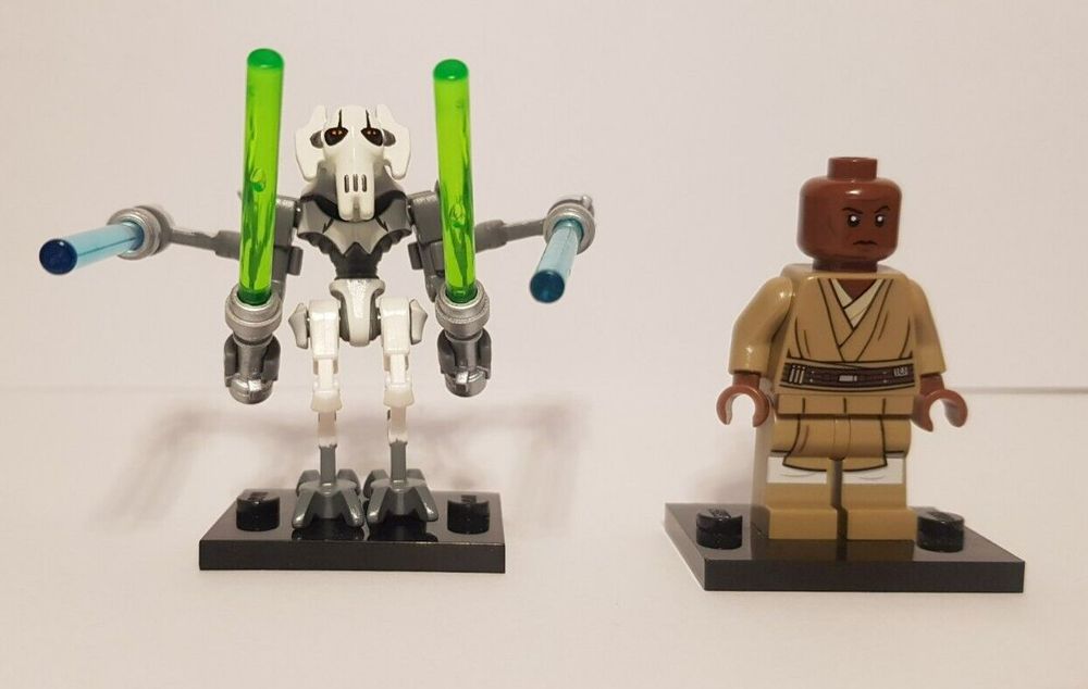 Lego 2 Minifigures 75199 - Star Wars - Mace Windu / Grievous (Gebraucht ...