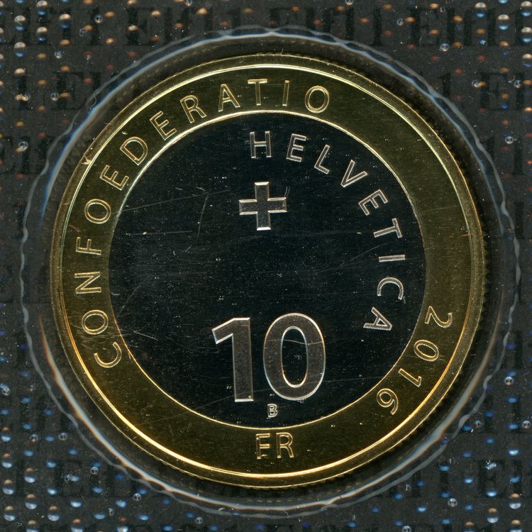 CHF__10.00 2016 Alpen-Edelweiss stgl 10 Franken (Neu und originalverpackt) in Widnau für CHF 24 ...