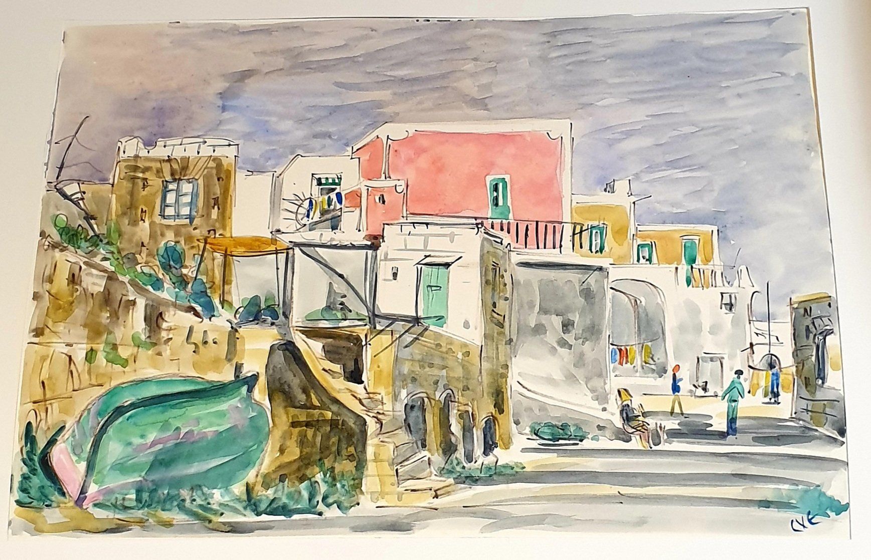 Aquarell Clara Vogelsang Eymann (34 x 24) 40 % seines Wertes (Gebraucht ...