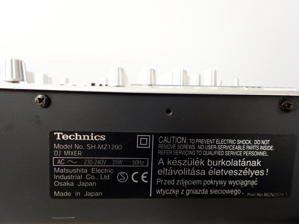 Technics SH-MZ 1200 S / sehr seltener Mixer (Gebraucht) in Zürich für ...