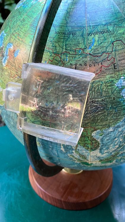 Globe terrestre vintage SCAN-GLOBE A/S Danemark, éclairé (Gebraucht) in ...