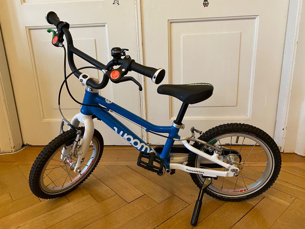 Woom 2 Kinderfahrrad blau (Gebraucht) in Zürich für CHF 325 – nur ...