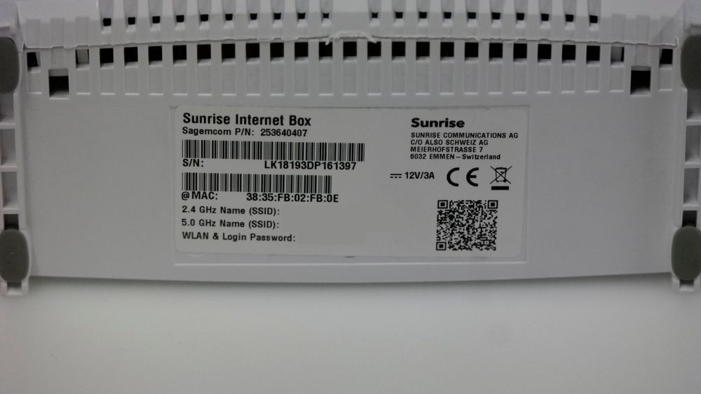 Sunrise Internet Box | Kaufen auf Ricardo