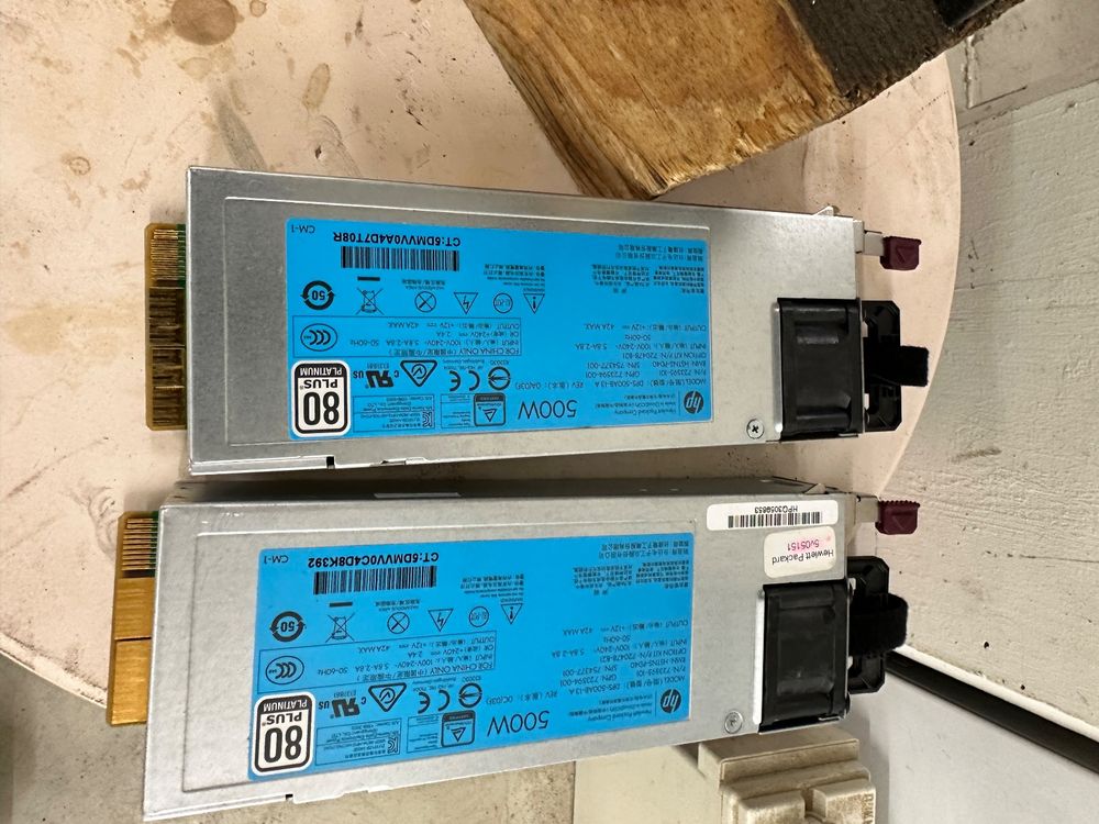 2 HP 500W Power Supply DPS-500AB-13 A (Gebraucht) in Wetzikon für CHF ...