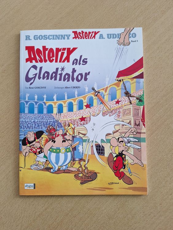 Asterix als Gladiator - Band 3 (Gebraucht) in Dättlikon für CHF 4.9 – mit Lieferung auf Ricardo ...