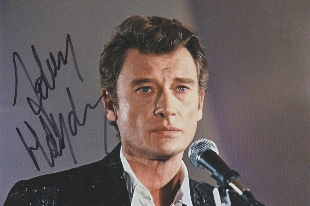 JOHNNY HALLYDAY / Autographe Original. | Kaufen auf Ricardo
