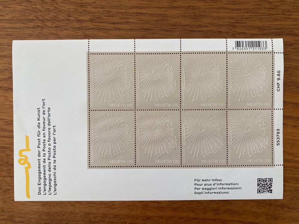 KB Spinnennetze (Le invisibili). Postfrisch (Gebraucht) in ...