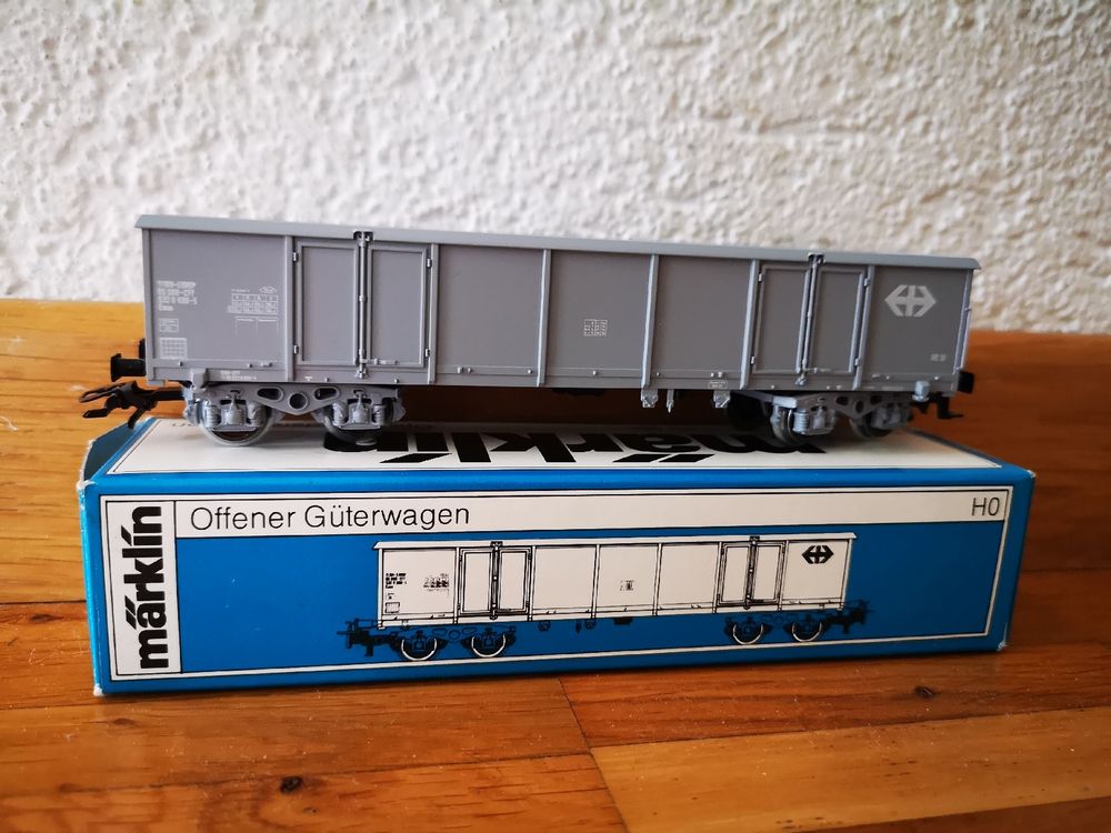 Märklin SBB Hochbordwagen Eaos 4689 Epoche IV b (Gebraucht) in Grabs ...