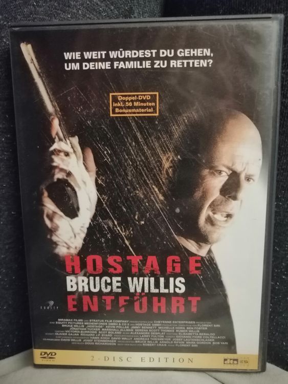 DVD HOSTAGE - ENTFÜHRT (Gebraucht) in Schötz für CHF 0.2 – mit Lieferung auf Ricardo kaufen