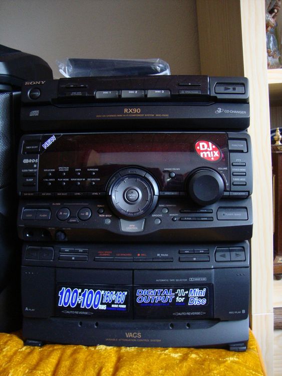 Stereoanlage SONY Mini Hi-Fi Comoponent System MHC-RX90 (Gebraucht) in ...