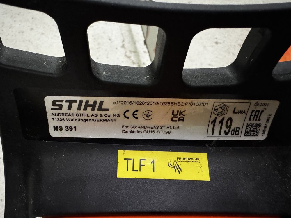 Stihl MS 391 (Gebraucht) in Bichelsee für CHF 550 – nur Abholung auf ...
