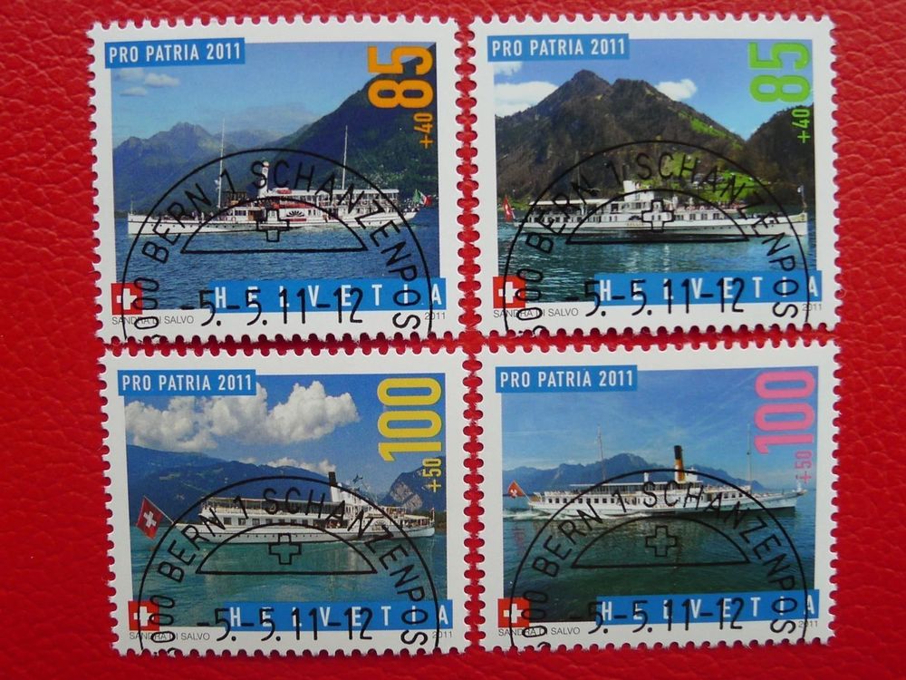 2011, B313-B316 Pro Patria-Serie mit ET-Halbmond, tadellos | Kaufen auf Ricardo