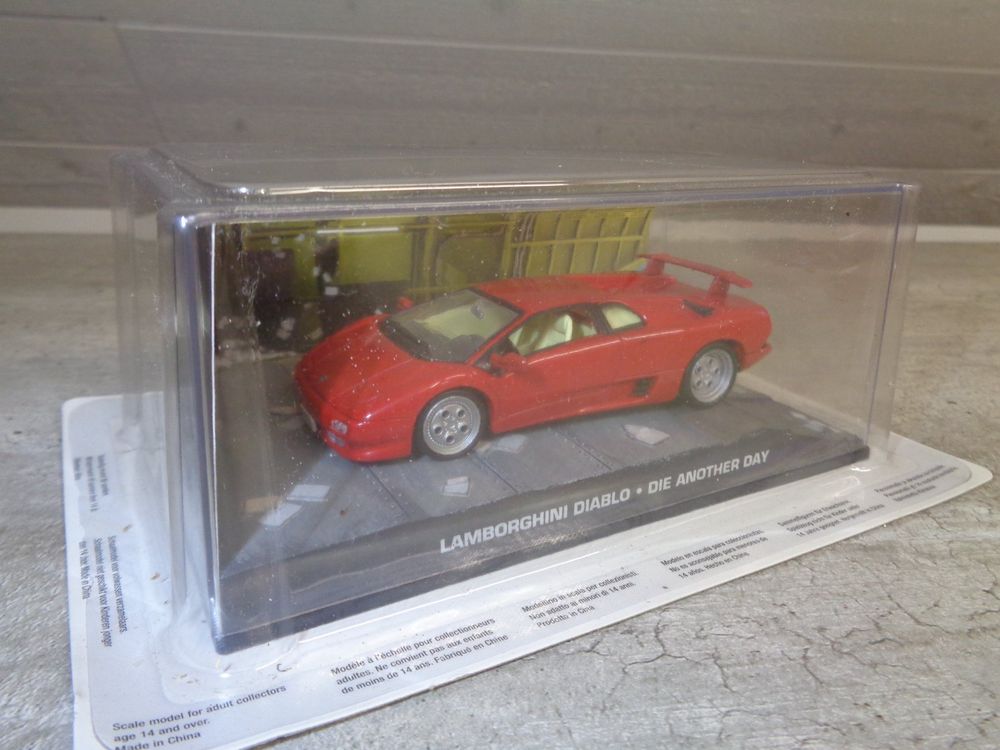 Altaya 1:43 Lamborghini Diablo Diorama James Bond 007 (Neu und ...