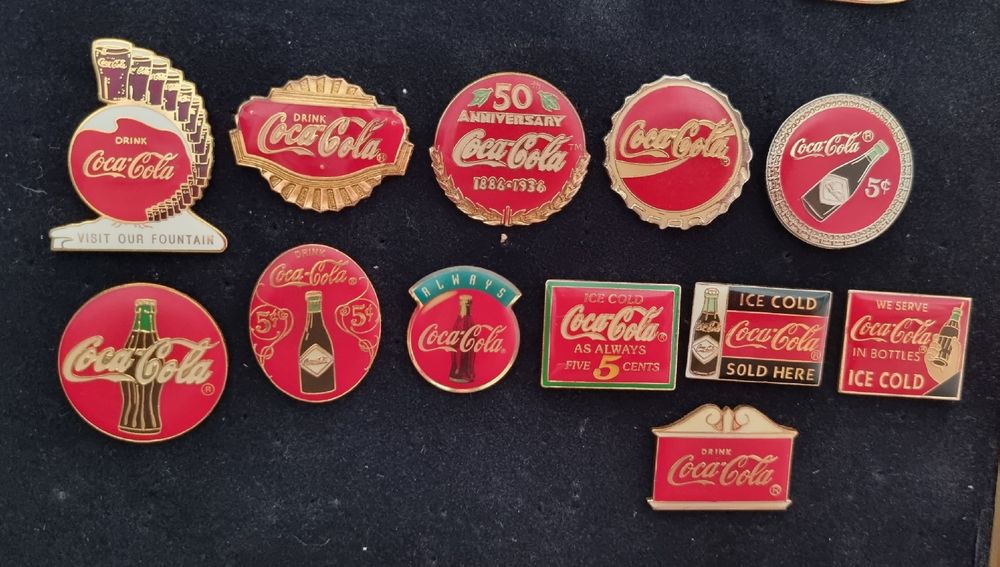 12 Coca Cola Pins | Kaufen auf Ricardo