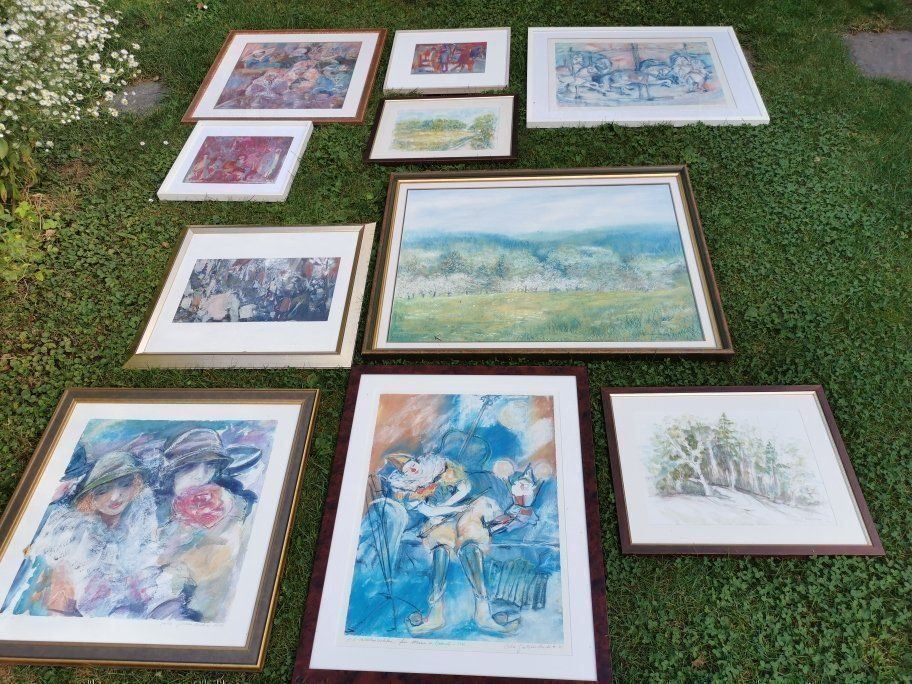 Tolle handgemalte Bilder (Grossenbacher) (Gebraucht) in Lausen für CHF 450 – nur Abholung auf ...