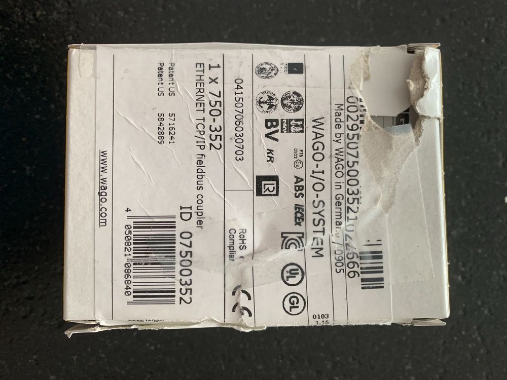 Module WAGO-I/O System Ethernet fieldbus coupler 750-352 (Neu und ...