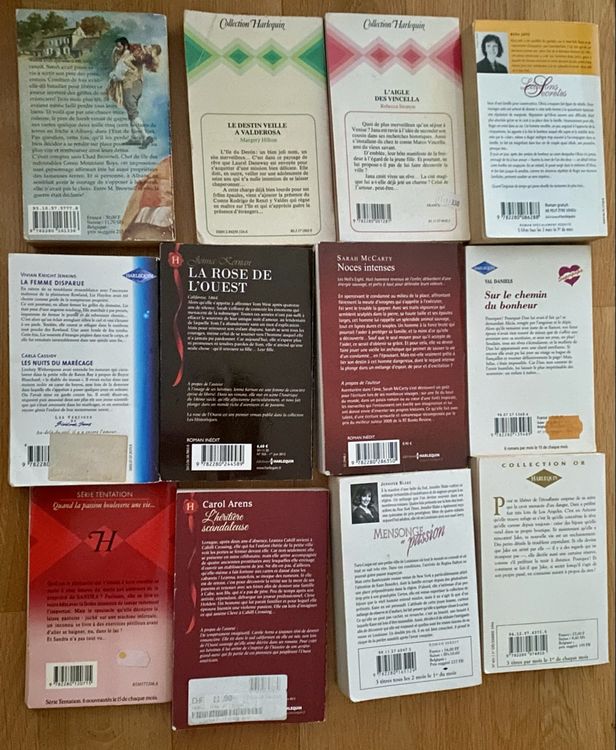 Lot de 12 Romans Harlequin (D'occasion) à Lausanne pour CHF 16.5 – avec ...