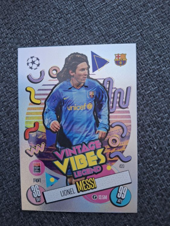 Topps Match Attax 24/25 - Lionel Messi Vintage Vibes Legend | Kaufen ...