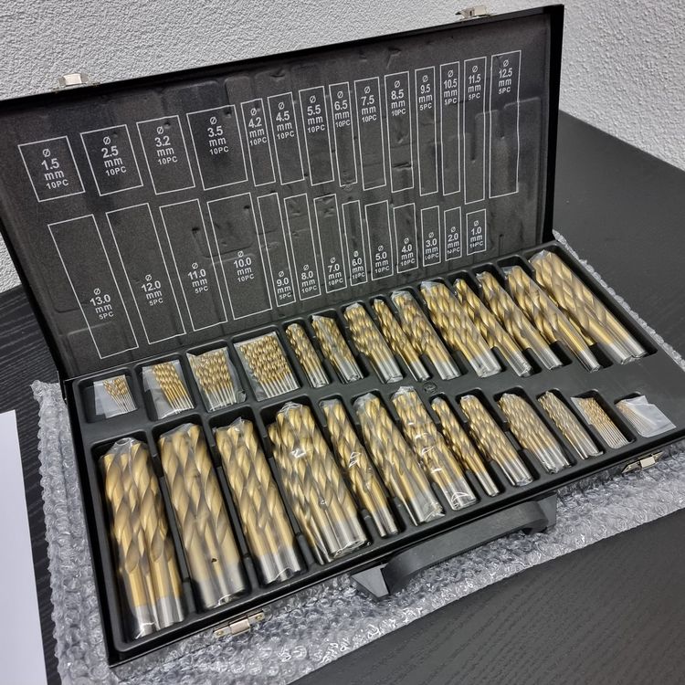 Bohrer Set 1-13mm / 230 teilig / HSS Titan (Neu und originalverpackt ...