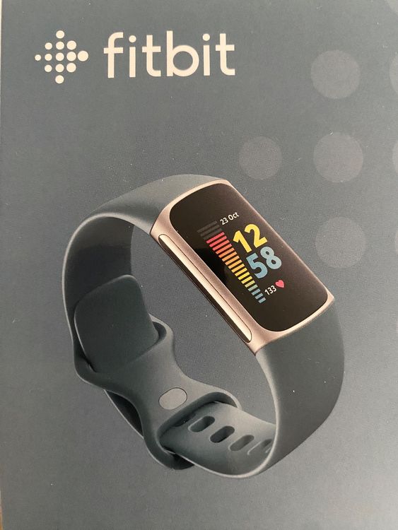 Fitbit Charge 5 Activity Tracker blue gray | Kaufen auf Ricardo