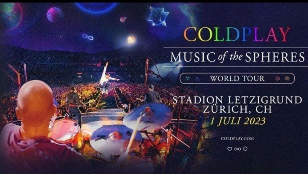Coldplay 1 Stehplatzticket für den 01.07.23 in Zürich | Kaufen auf Ricardo