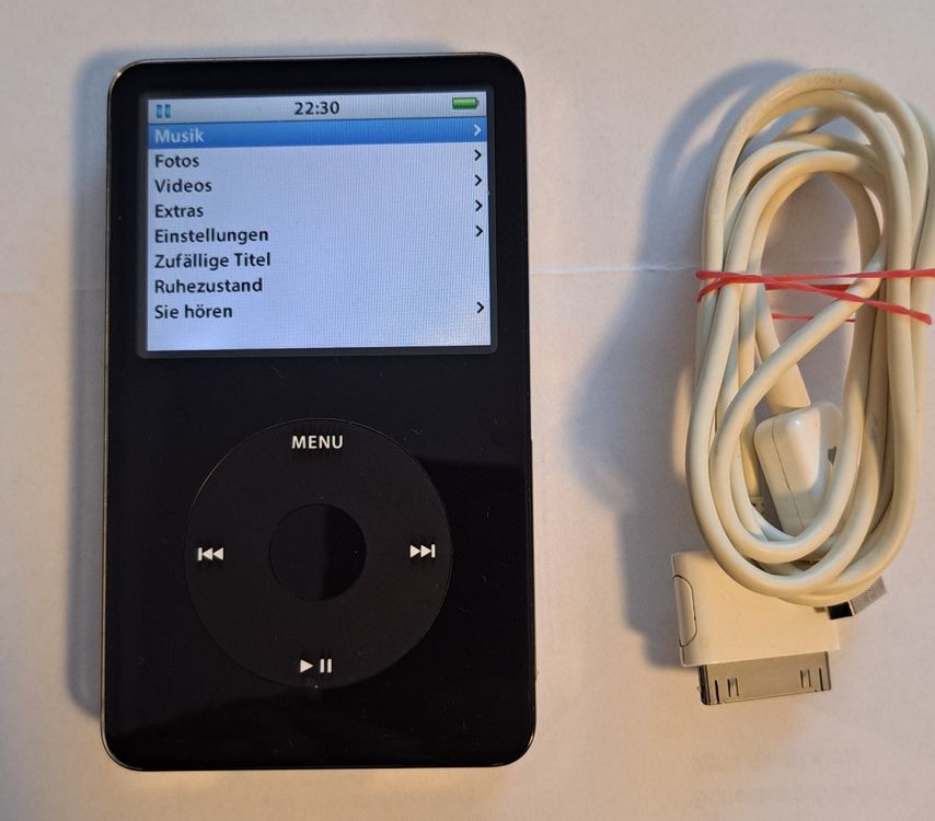 Ipod Classic 80GB Modell MA450FD mit USB Kabel (Gebraucht) in für CHF 80 – mit Lieferung auf ...