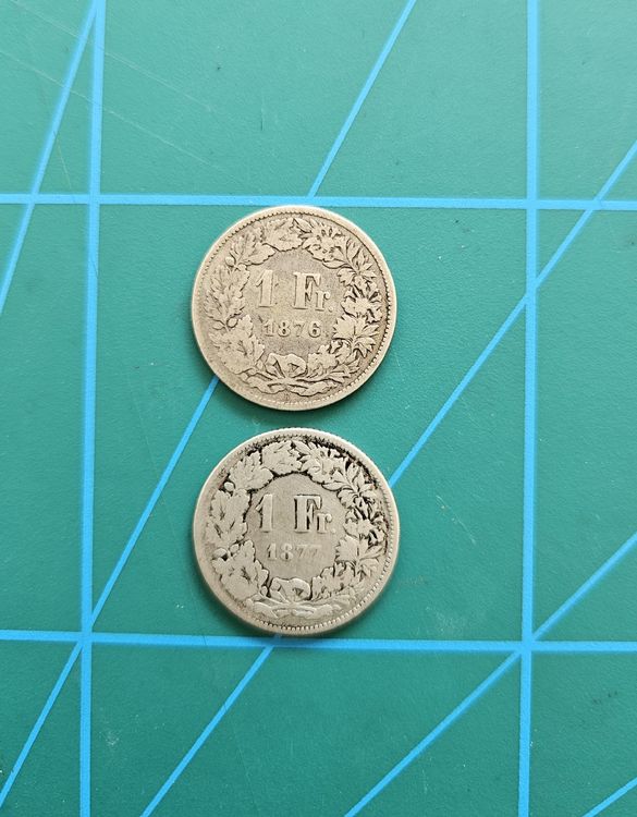 1 franc Suisse 1876 et 1877 (D'occasion) à Monthey pour CHF 60 – avec livraison | Acheter sur ...