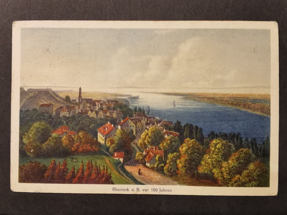 Rheineck Rheintal Ansichtskarte Farbkarte 1927 (Gebraucht) in Rheineck für CHF 20 – mit ...