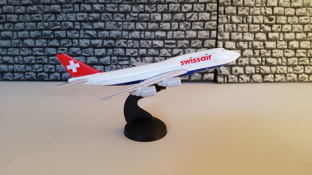 SWISSAIR Modellflugzeug B747 1:500 Schabak | Kaufen auf Ricardo