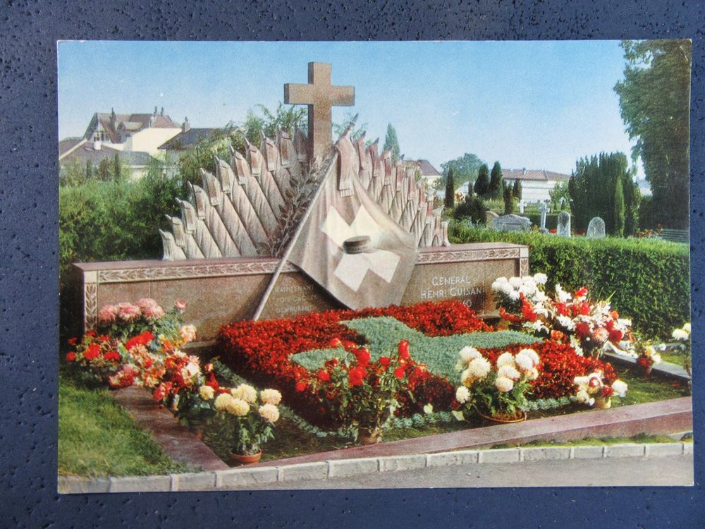 PULLY VD MONUMENT GENERAL HENRI GUISAN ARMEE SUISSE (Gebraucht) in ...