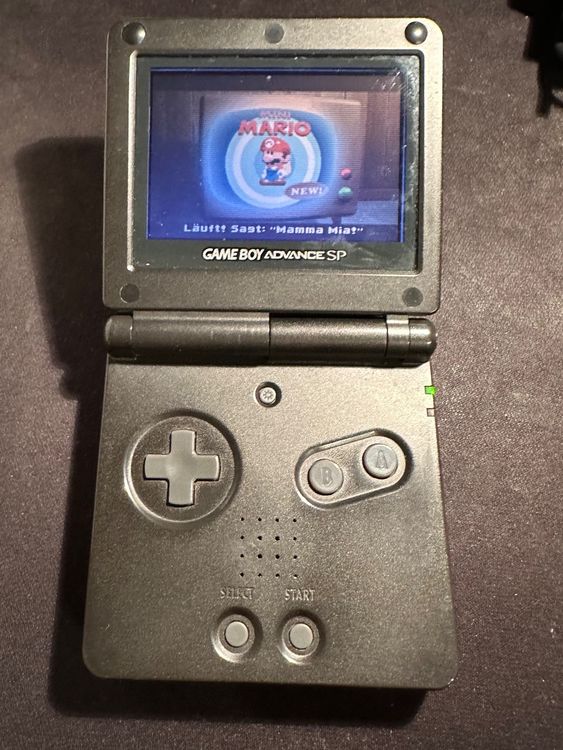 Gameboy Advance SP + Mario Donkey Schwarz Nintendo Original | Kaufen ...