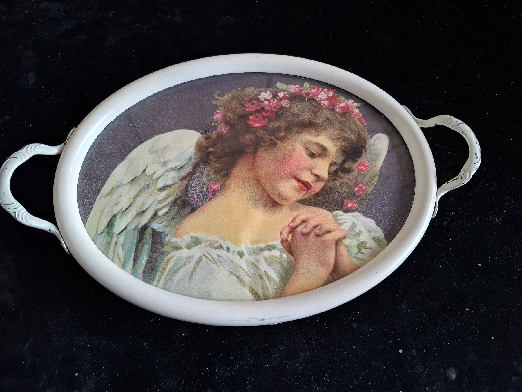 Antikes Engel-Tablett, Shabby Chic Deko, Vintage-Look (Gebraucht) in ...