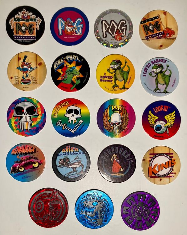 POG Lot de 130 pièces (Officiels + divers) + 11 Kinis (Gebraucht) in ...